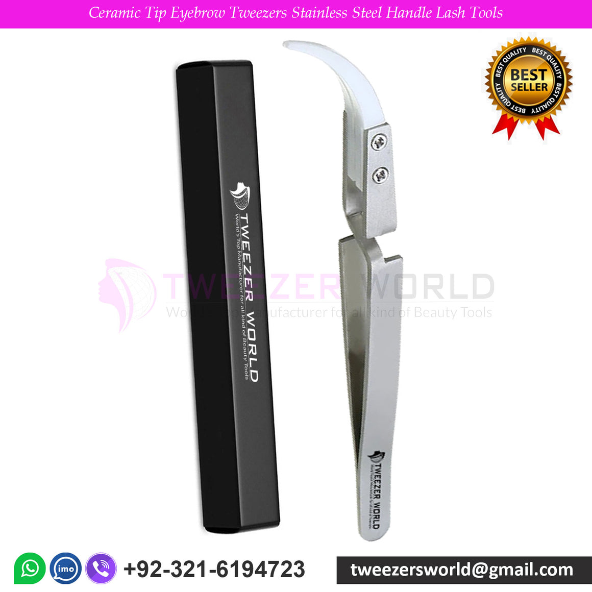 Ceramic Tweezers Tip- Precision & Durability for Safe Handling