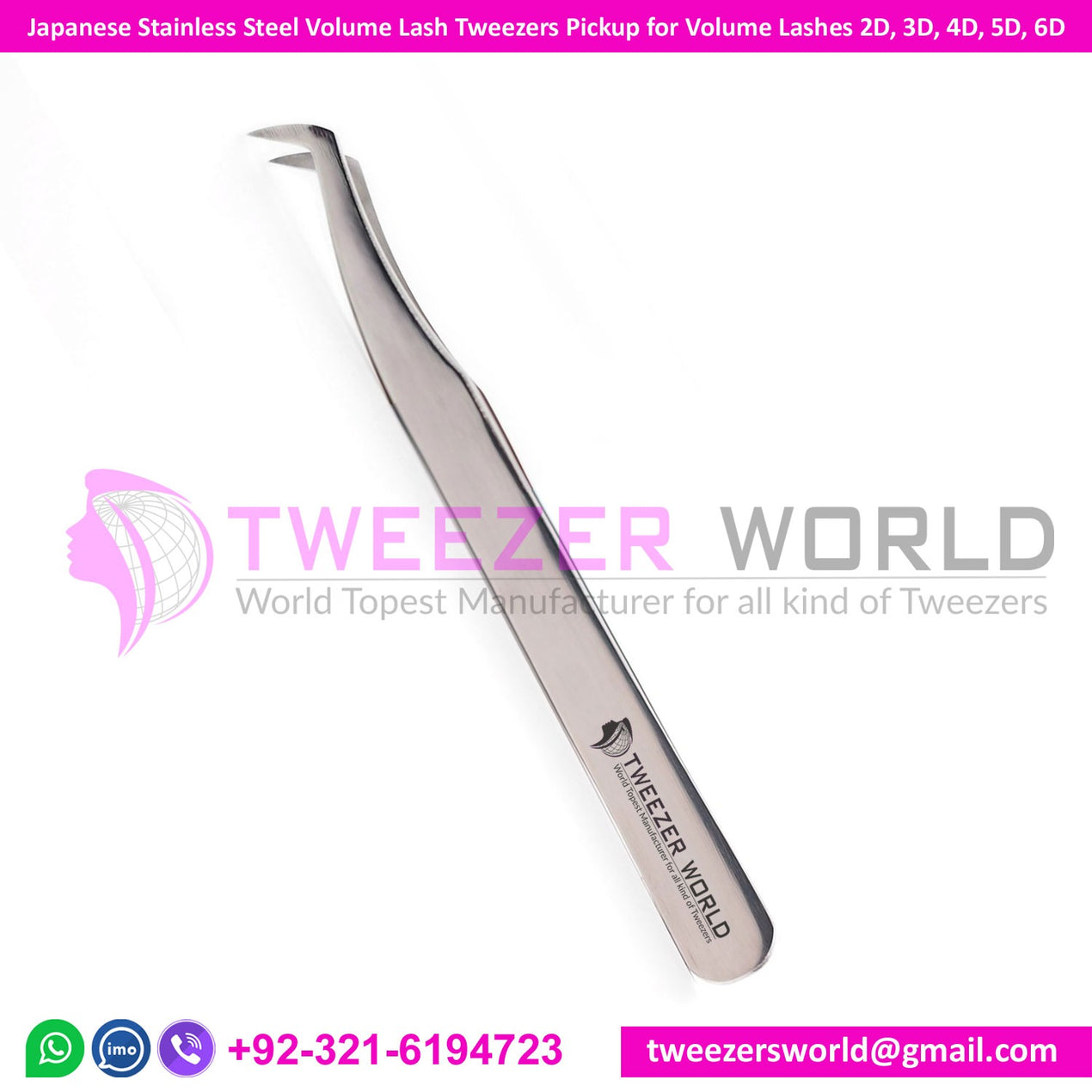 Volume Lash Tweezers for Flawless Eyelash Extensions